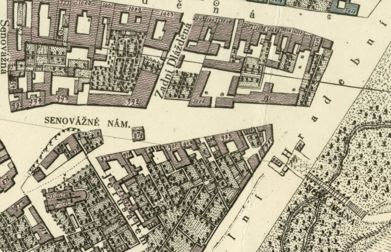 10 starých plánů a map Prahy, které jsou použity na geoportálu - Zeměměřič