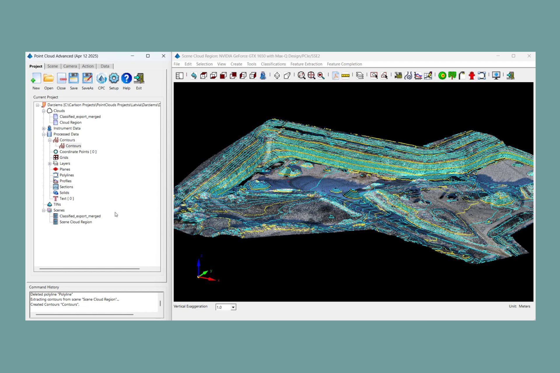 Jak extrahovat různé prvky z mračna bodů - ukázky z Carlson Point Cloud ...